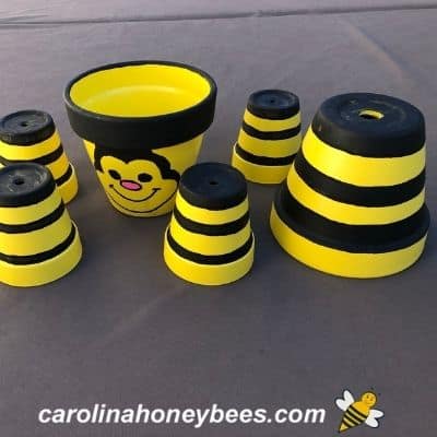 How to Make a Clay Pot Bee- Carolina Honeybees