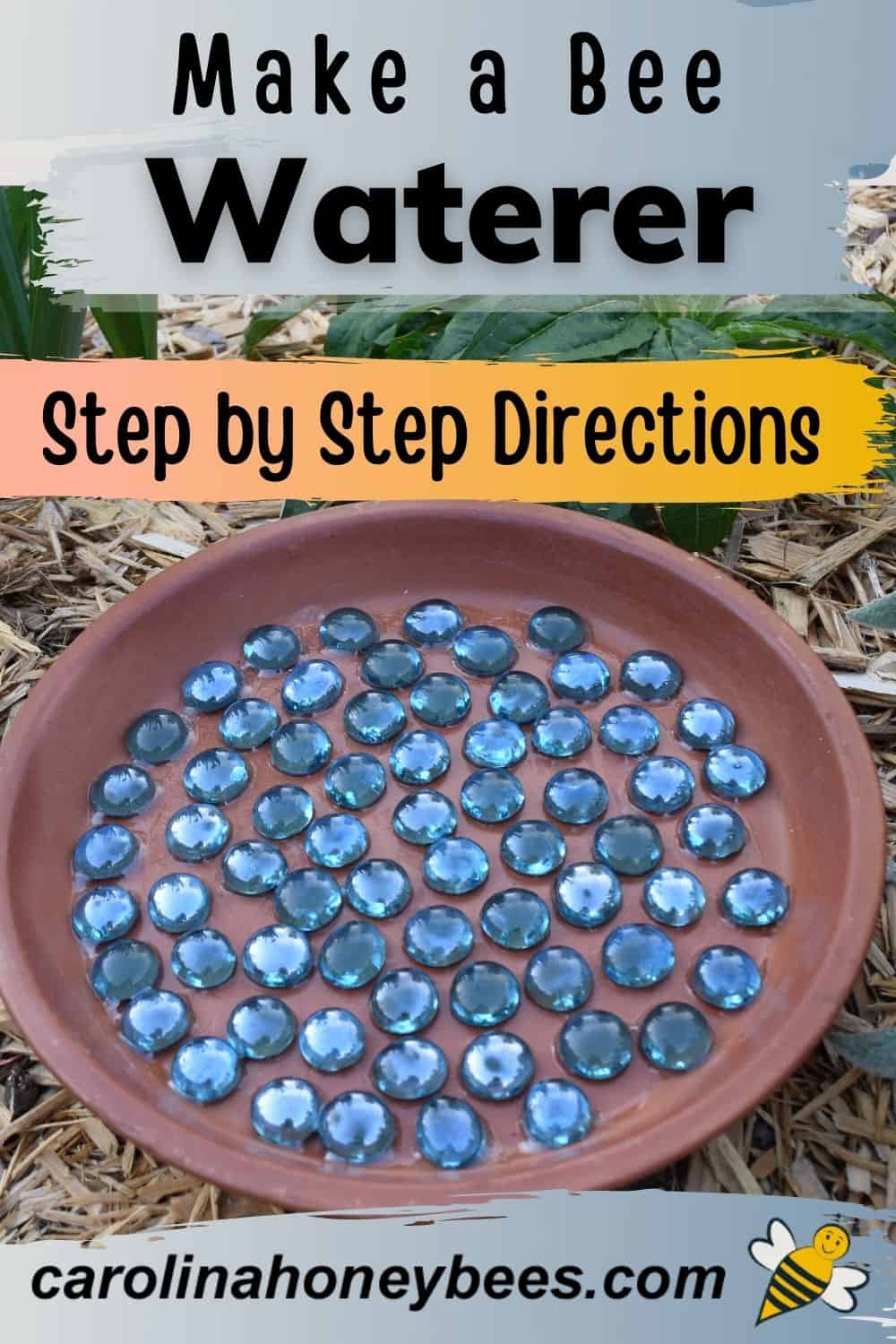 How to Build a Small Bee Waterer - Carolina Honeybees