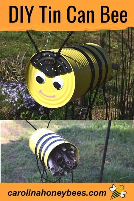 DIY Tin Can Bee Craft - Carolina Honeybees
