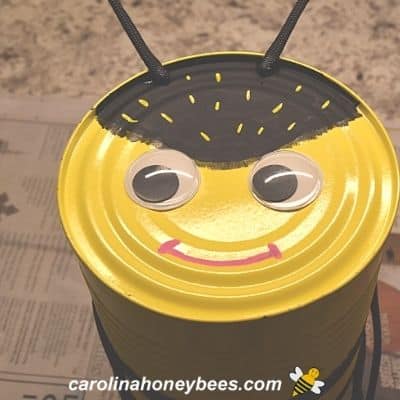 DIY Tin Can Bee Craft - Carolina Honeybees