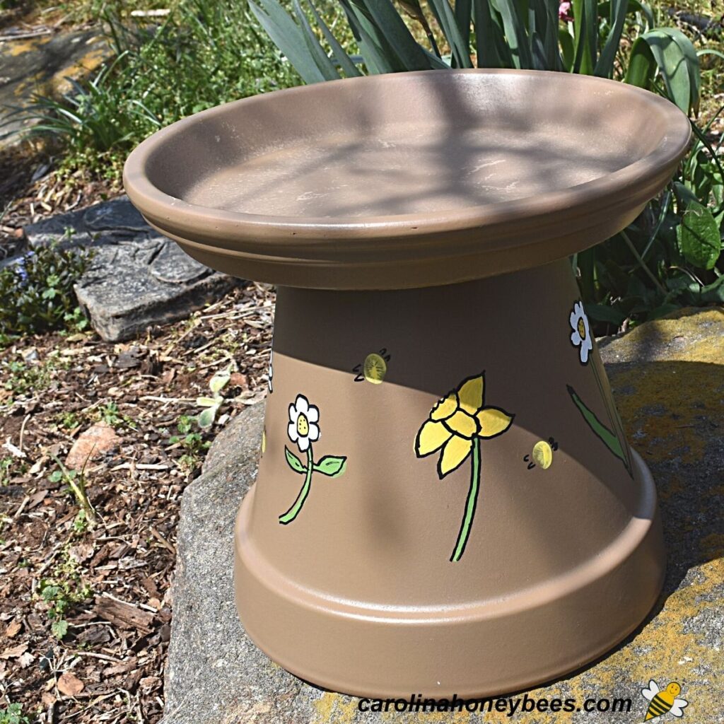 How to Make a Bee Watering Station- Carolina Honeybees