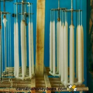 Hand-Dipping Beeswax Candles - Carolina Honeybees