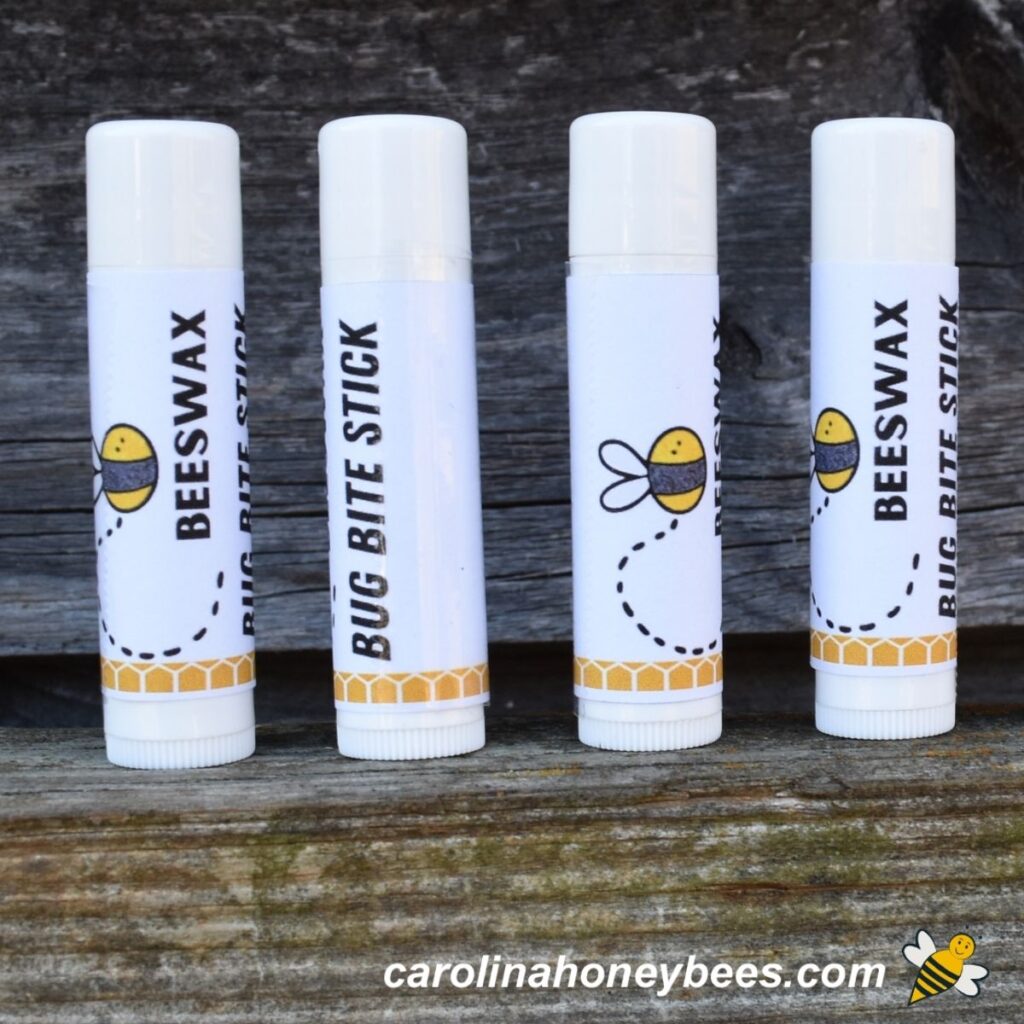 Homemade Bug Bite Relief Sticks- Carolina Honeybees