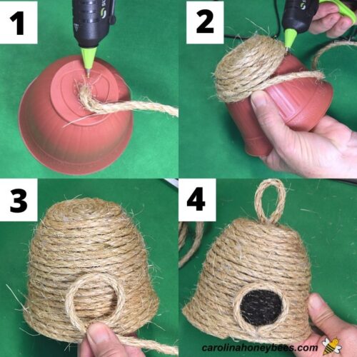 How to Make a Mini Beehive Skep- Carolina Honeybees