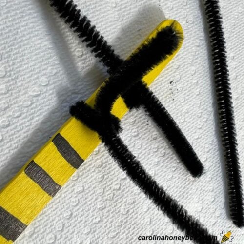 How to Make a Bee with Pipe Cleaners - Carolina Honeybees