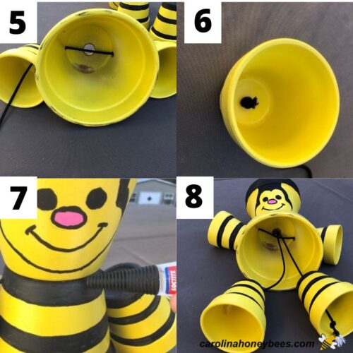 How to Make a Clay Pot Bee- Carolina Honeybees