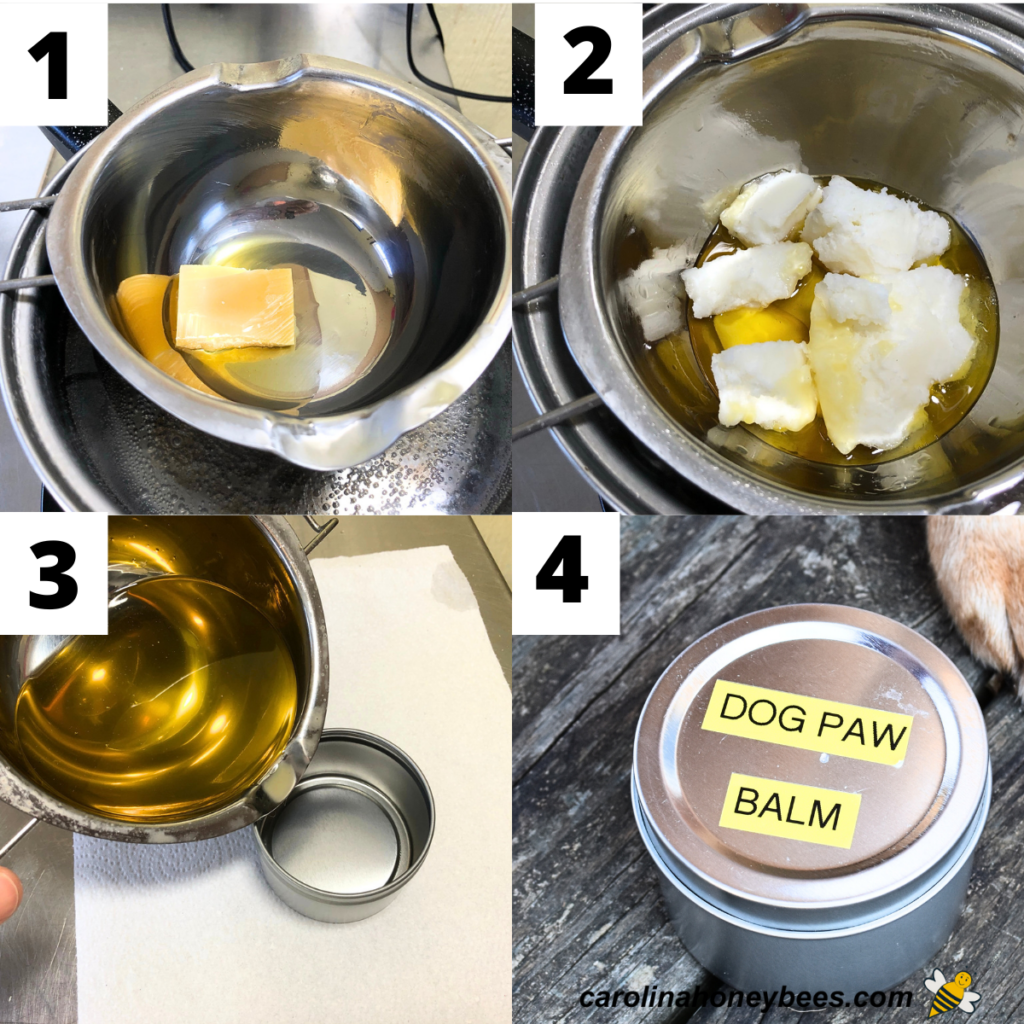 DIY Natural Dog Paw Balm Recipe - Carolina Honeybees