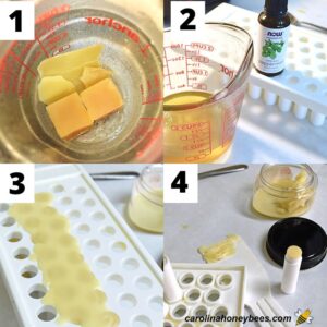 How to Make Lip Balm with Beeswax- Carolina Honeybees