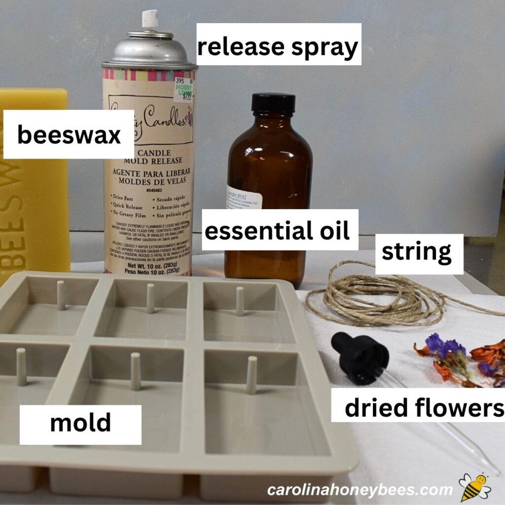 DIY Scented Wax Sachets- Carolina Honeybees
