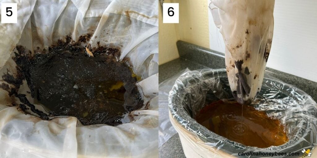 Rendering Beeswax in a Crockpot- Carolina Honeybees