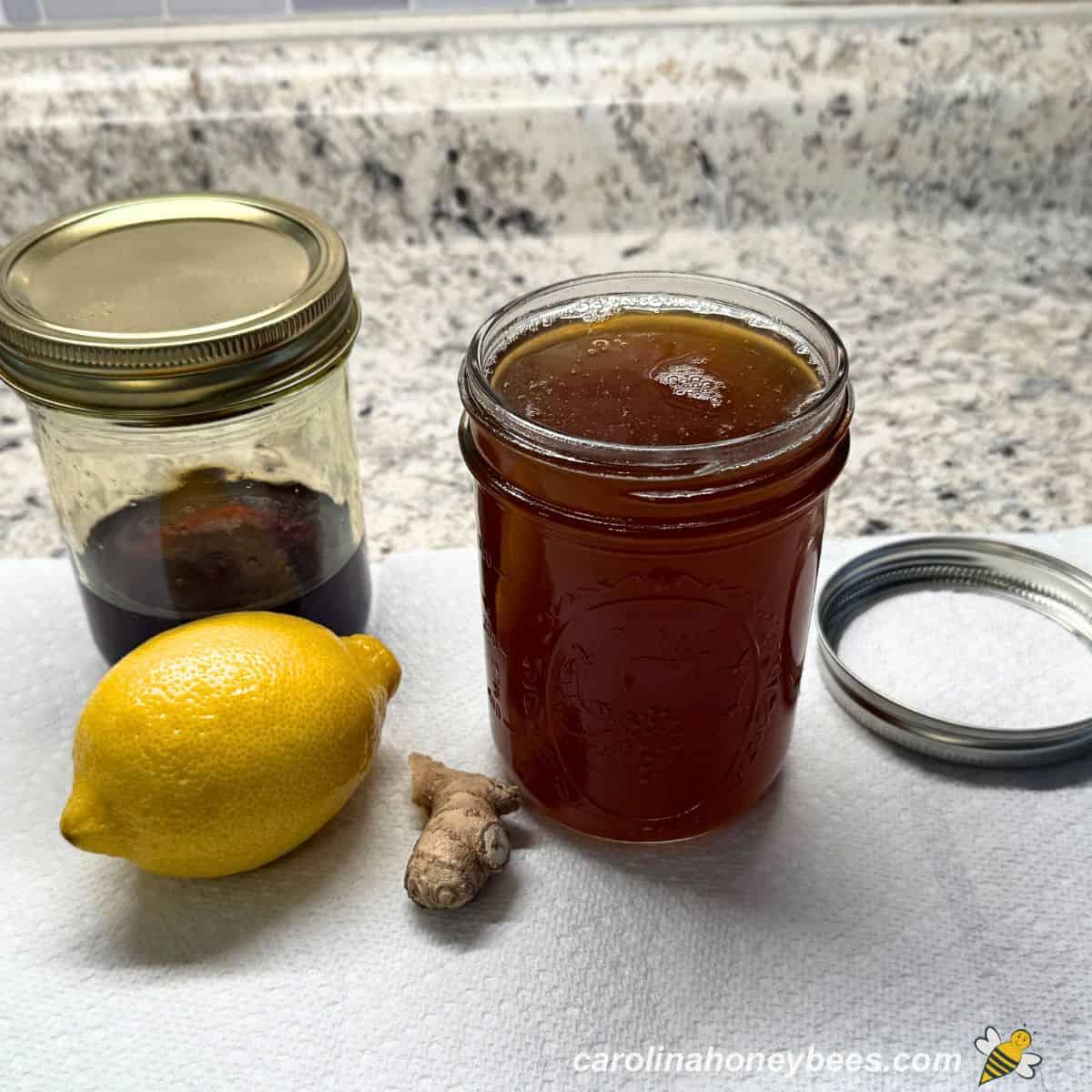 Homemade Honey Cough Syrup - Carolina Honeybees